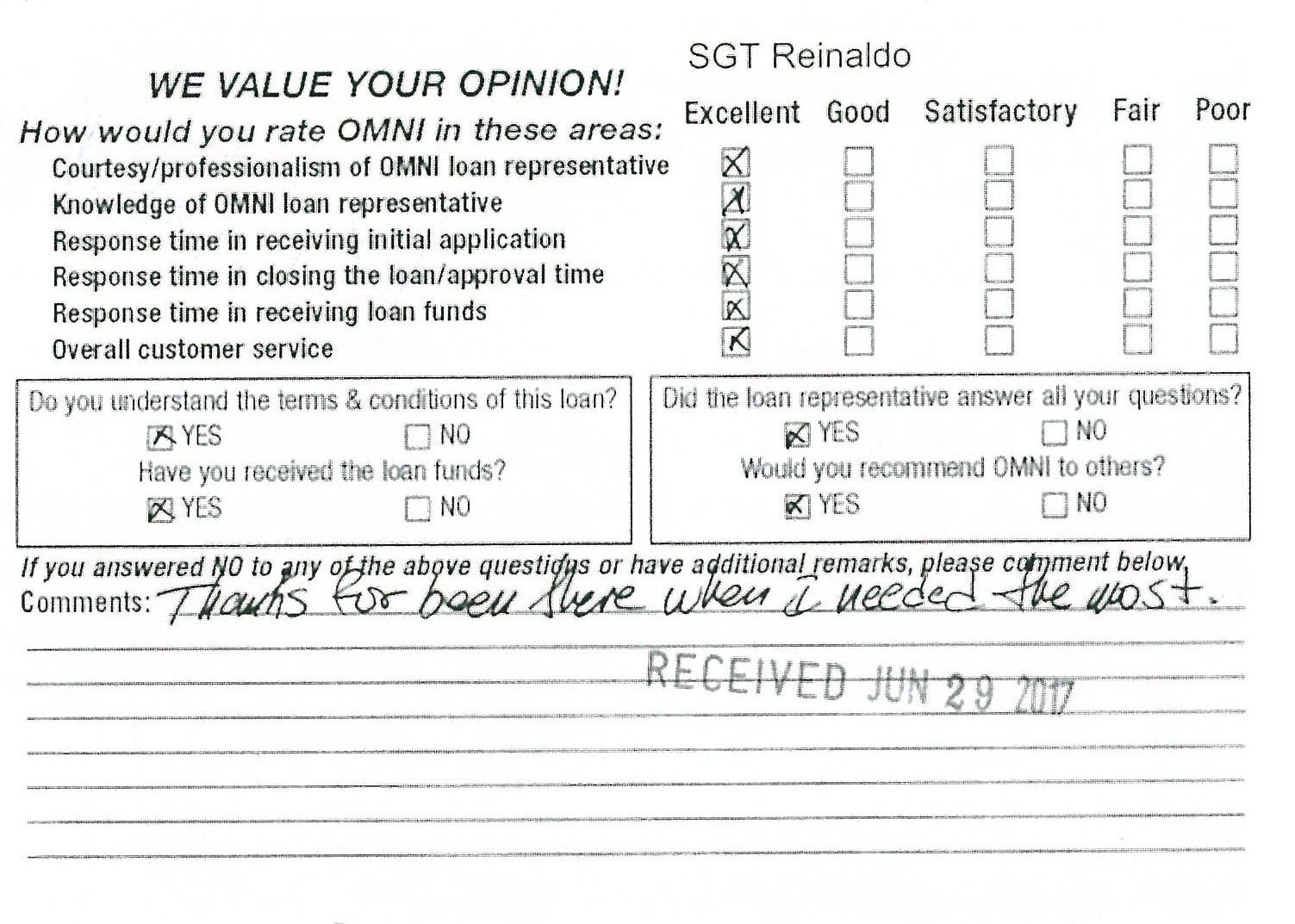 Testimonials Archive - Omni Financial®