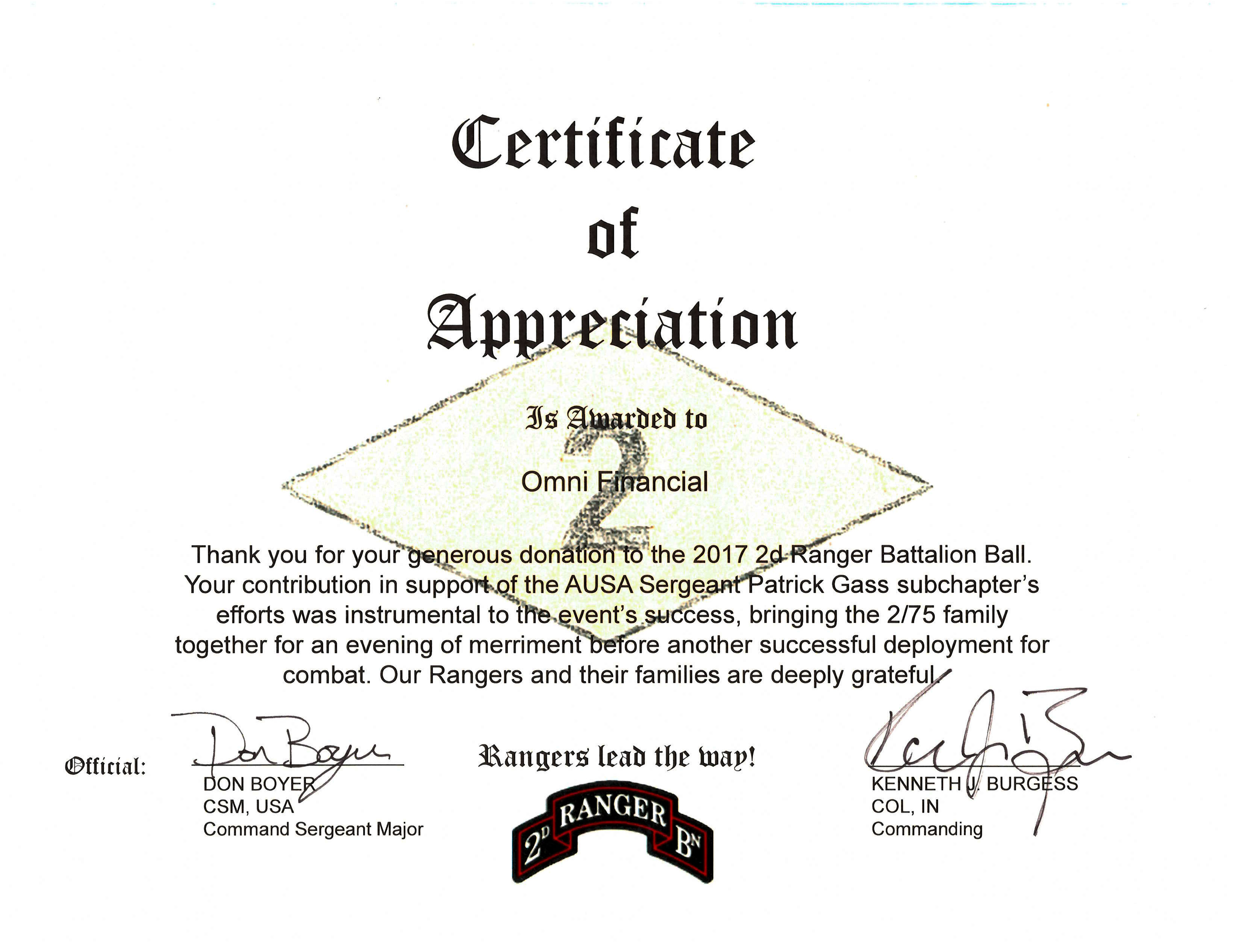 Accolades Archive - Omni Financial®